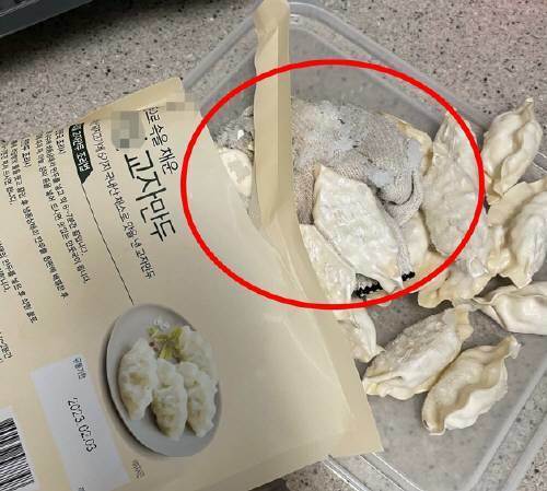 유기농 냉동 만두서 목장갑 나왔다 제품 무기한 판매 중단”