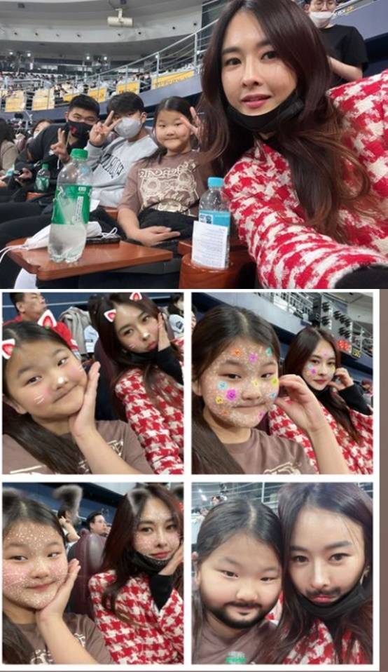 하원미 ♥추신수 붕어빵 막내딸과수염까지 나니 똑같네