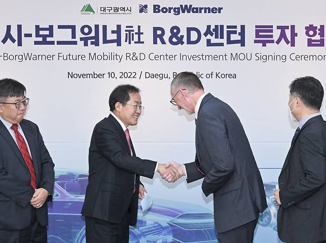 미국 보그워너 대구에 미래차 전동화부품 Randd센터 설립