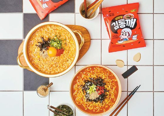 맛있는 도전 고소한 풍미 살린 ‘라면왕김통깨 석 달 만에 1500만 개 판매