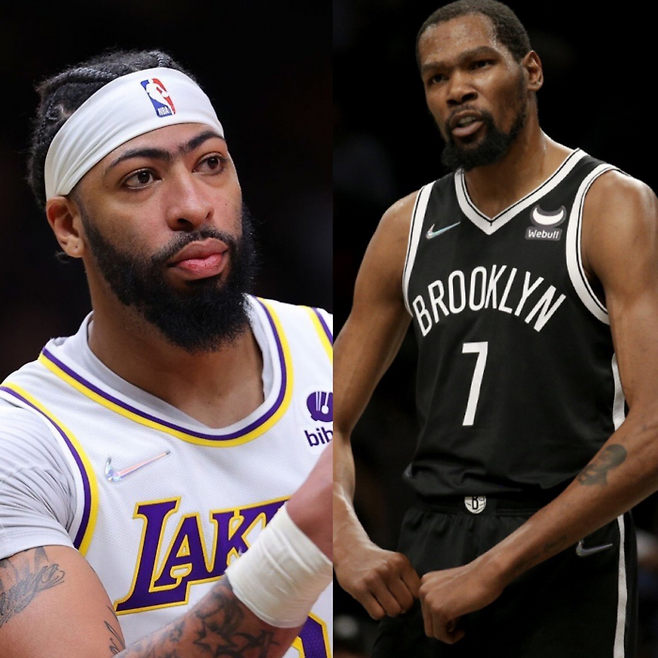 데이비스·듀란트 7주 차 이주의 선수 선정 Nba
