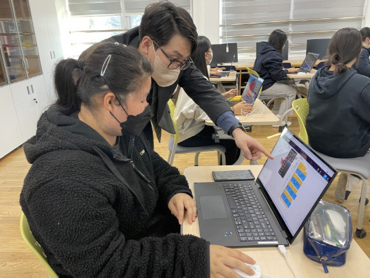 복수중학교 메타버스 활용 스마트에코시티 제작 발표회