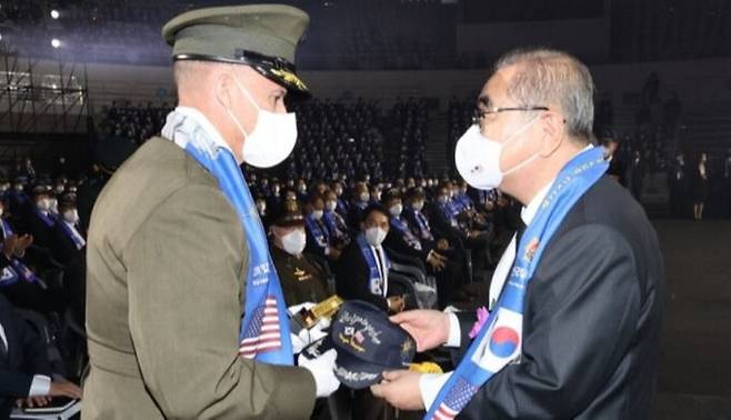 월포드 주한미군 해병대사령관 준장→소장 진급
