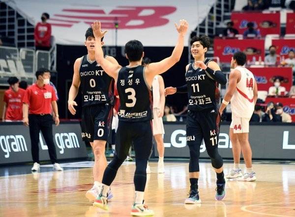완전체로 거듭난 KT, 우승 후보 최다 픽 이유 있었네