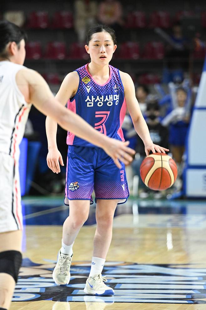 패배에도 빛난 ‘젊은 피 3인방 강유림·조수아·이해란 삼성생명의 미래는 밝다