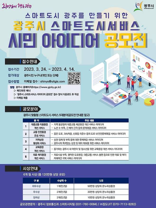 스마트 도시로 변신 경기 광주시 시민 아이디어 공모
