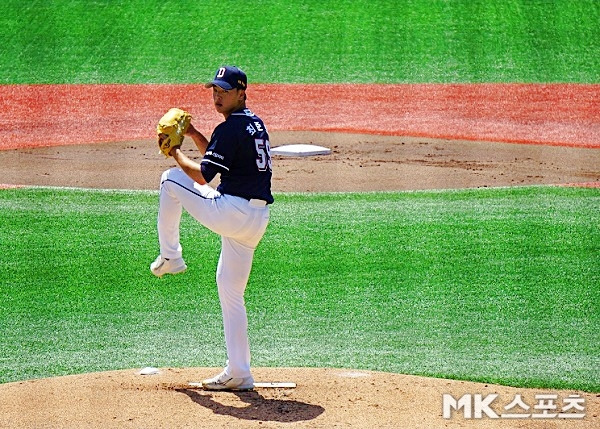 ‘첫 실전 두산 190cm 1r 신인 25일 고양전 2이닝 2피안타 2k 2실점최고 146kmh Mk퓨처스