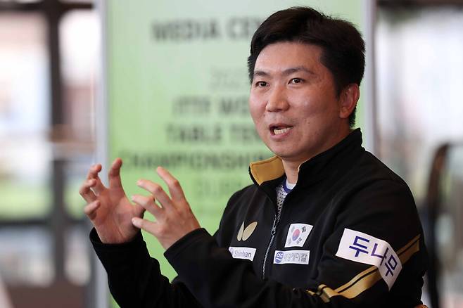 유승민 탁구협회장 현재 한국 탁구는 세계 4강권혼합 복식 중요성 느꼈다