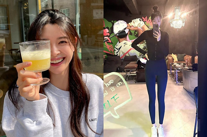 얼굴도 예쁜데 8등신인 여신 여배우172cm50kg실물 이런느낌레깅스룩 어썸클