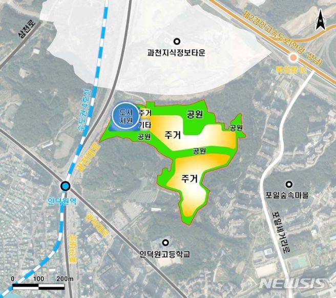 ‘과천갈현 공공주택지구 개발 규모 확정국토부 고시