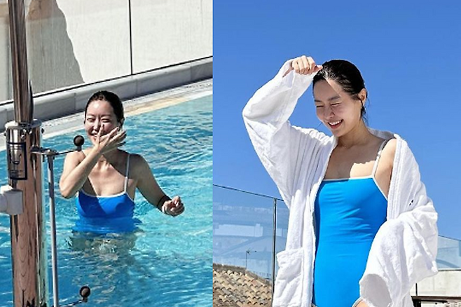 7년 열애끝에 깜짝 결혼♥한 여배우수영복입고 신행 즐기는중바캉스룩 어썸클