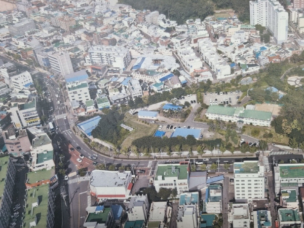 부산상수도사업본부 동래통합사업소 땅 절반은 공원으로 조성