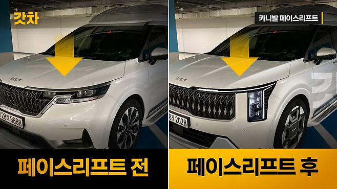 완전 풀체인지인데 카니발 페이스리프트 새로운 예상도 공개 카텍 뉴세이
