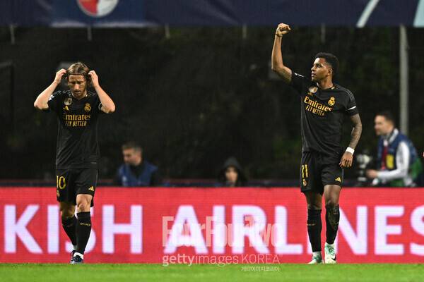 등번호 5번 '지단 후계자' 벨링엄, UCL 3경기 연속 득점포 가동...레알 입단 후 12경기 11골 3도움