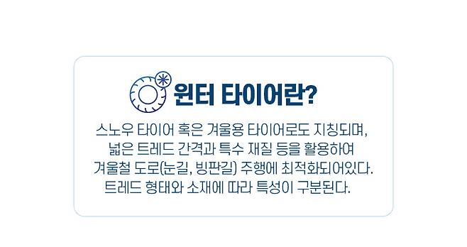 겨울 주행력 최적화 윈터 타이어 가이드 다나와