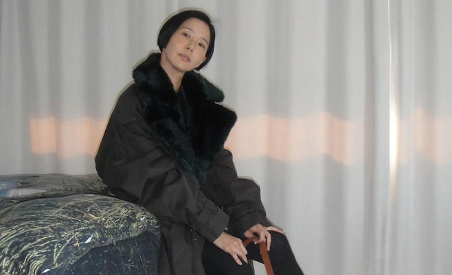 김나영 롱 재킷입고 모델 포스 자랑 라이프 뉴세이