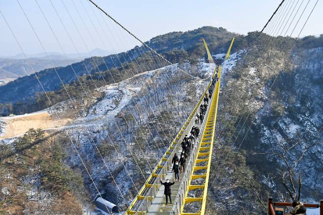 원주 소금산 울렁다리 우수성 국제 공인