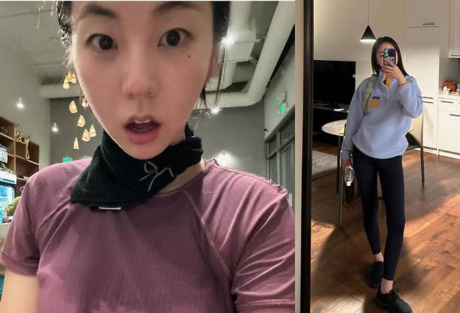 안소희 핫요가 나랑 쫌 잘 맞는듯” La에서도 레깅스 입고 몸매 관리 열일중 스타와 패션