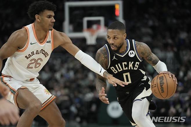 Nba 릴라드 통산 2만 득점 달성밀워키 5연승