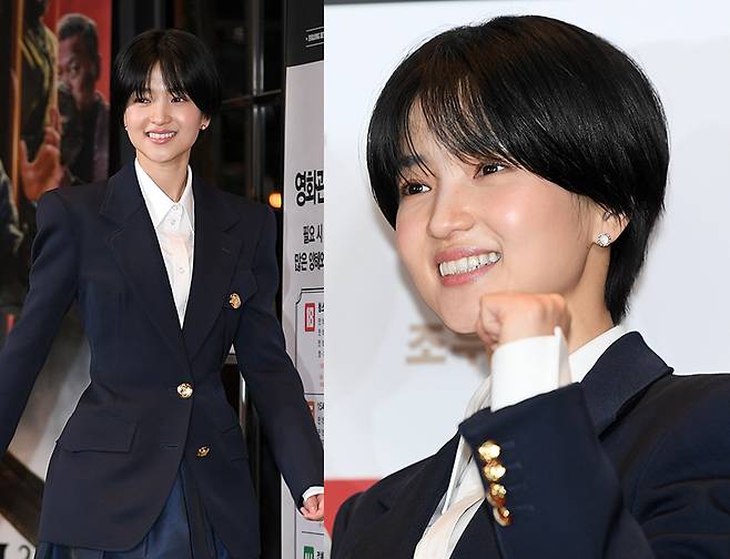 김태리 숏컷 요정 청순 미모 돋보인 블레이저 재킷 패션 스타와 패션