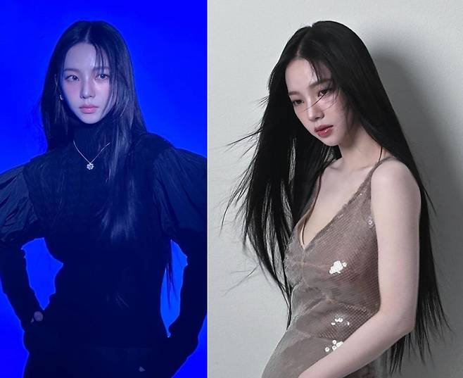 카리나 아련한 연기가 예술”‘1인 4색‘ 화보 드레스룩 스타와 패션