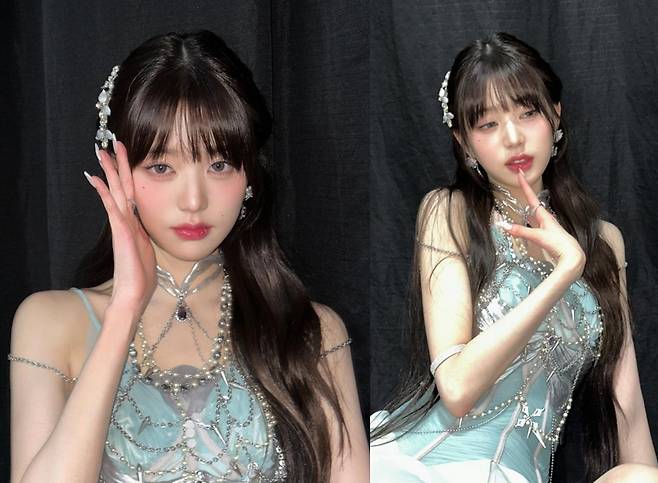 장원영 ‘아쿠아 공주 청량美 뿜뿜 레이스 원피스룩 스타와 패션