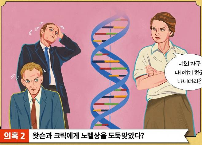프랭클린은 왓슨과 크릭에게 노벨상을 도둑맞았다
