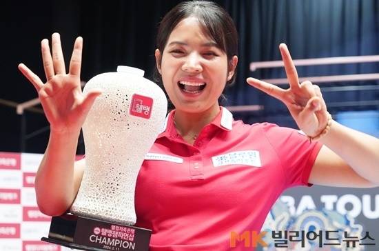“역시 강했다” 스롱 피아비, 임정숙에 0:2→4:2 역전승 LPBA 최다우승(7승) 우뚝
