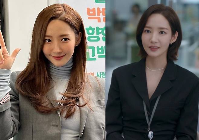 박민영 오피스룩에 찰떡 직장인 헤어 스타일 추천 뷰티는 내운명