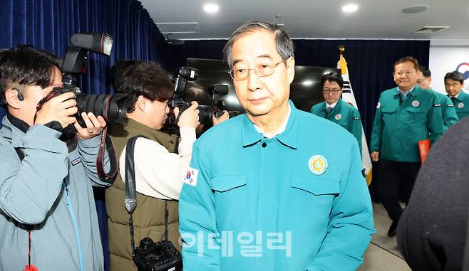 포토 의사집단행동 관련 대국민 담화 마친 한덕수 총리
