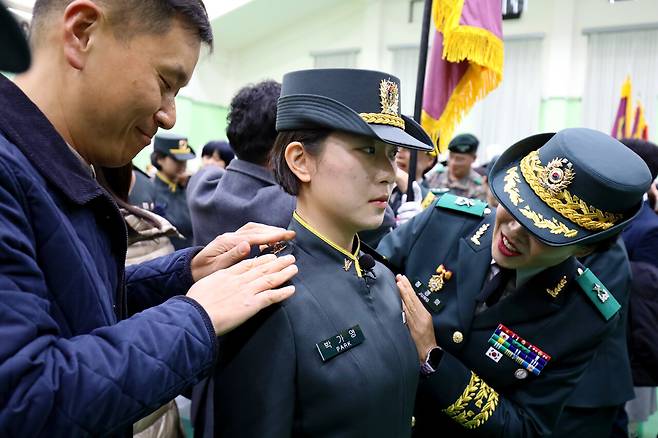 포토 국군간호사관학교 68기 신입 간호사관생도 입학식