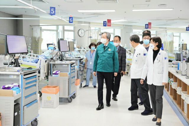 정기석 이사장 건보공단 일산병원 비상진료체계 현장 점검