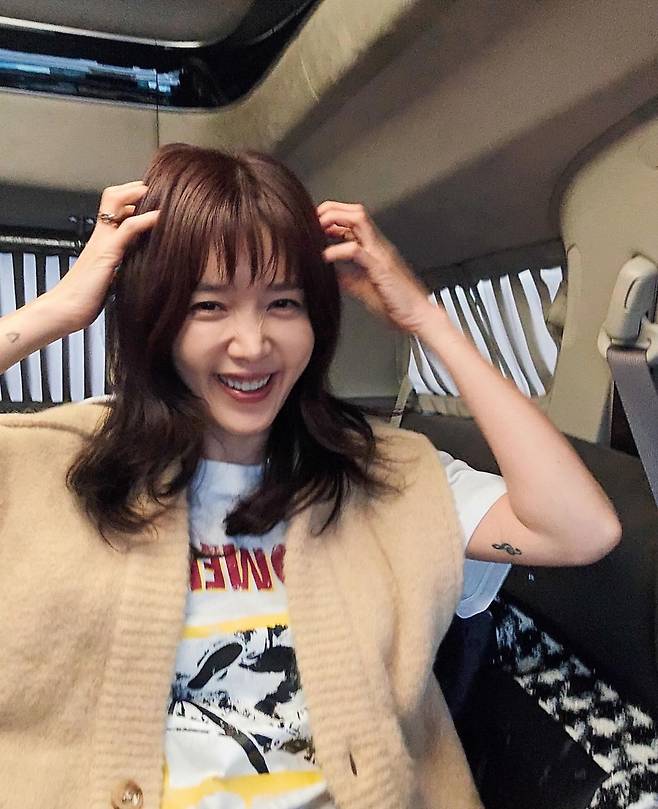 공유 첫사랑녀 채정안 같은 머리 다른 느낌 데일리 헤어 스타일 뷰티는 내운명