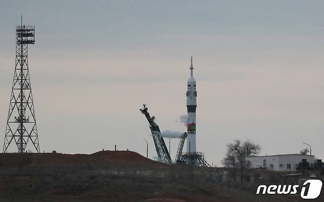 러 '소유즈 MS-25' 우주선 발사 취소…"이륙 20초 전 중단"