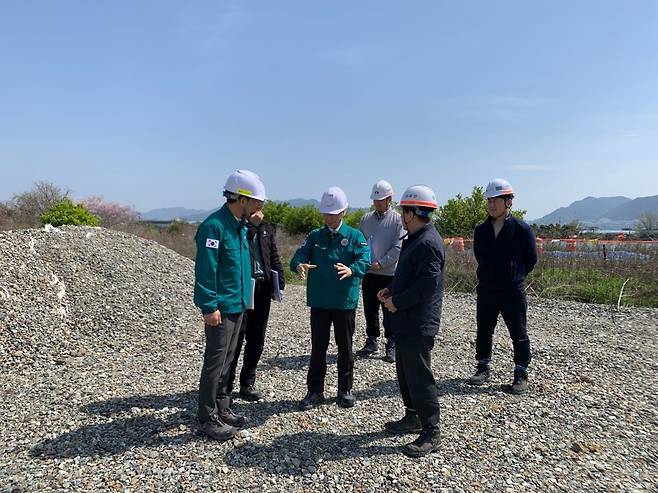 부산도시공사 에코델타시티 부지조성공사 현장 방문
