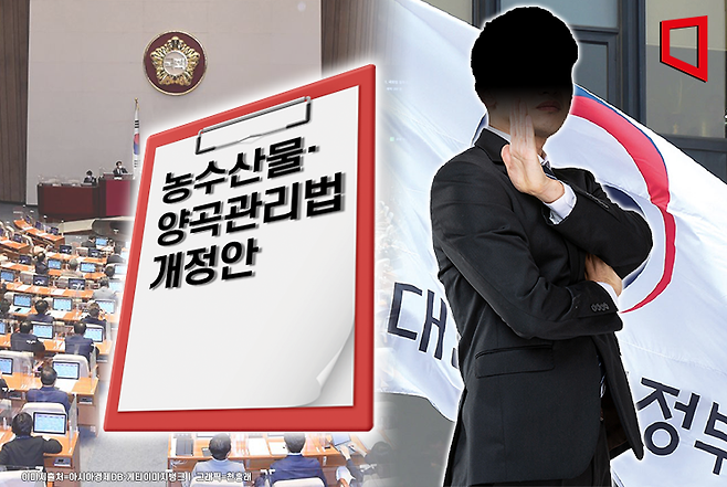 정부 양곡법·농안법 동의 어려워농촌 발전에 도움 안 돼