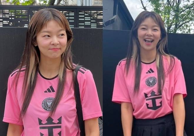 송해나 투톤 브릿지 발레아쥬 헤어스타일로 힙하고 러블리한 분위기 완성 뷰티는 내운명