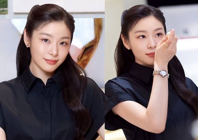 김연아 미모 리프팅 효과 트위스트 하프 헤어로 작고 갸름한 얼굴 완성 뷰티는 내운명