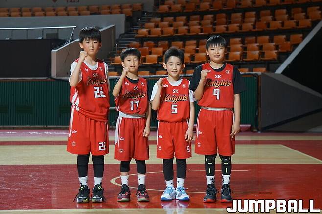 강동sk U10 4인방 Sk 대표선수로 Kbl 유소년 대회 준비 중