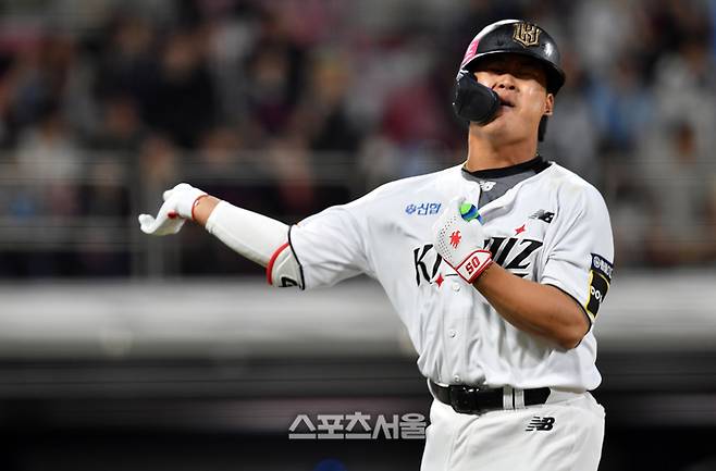 포토 ‘참을 수 없는 포효 역전 스리런 강백호