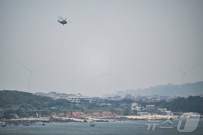 총통 취임식 D 1 대만 경계 태세24시간 순찰 위해 인력 파견