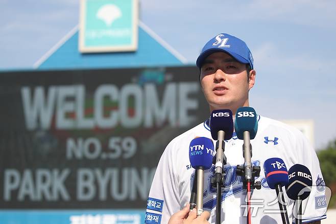 삼성맨 박병호 오늘 하루 붕 떠 있는 기분새로운 환경 잘 적응할 것