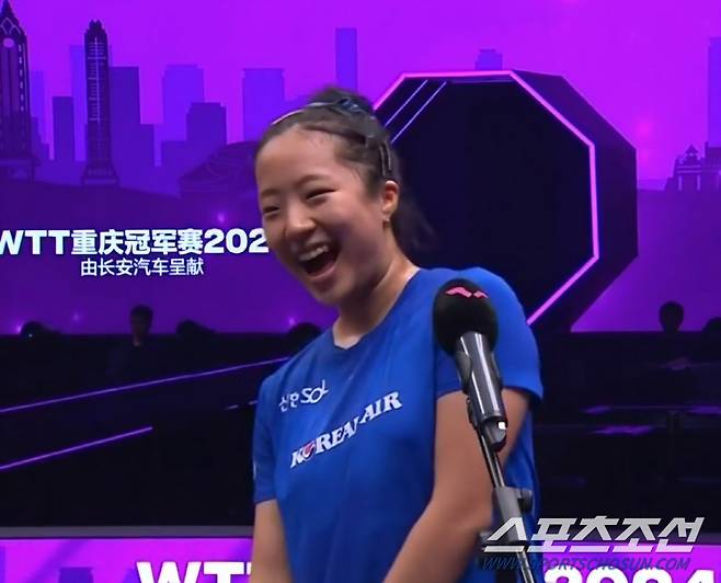 "이래서 세계7위!"신유빈,'세계9위'쇠츠에 3대0 완승 가볍게 16강행[WTT챔피언스 충칭]