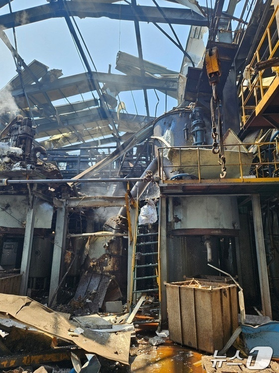 부산 사상구 폐수처리공장서 폭발사고3명 이송종합