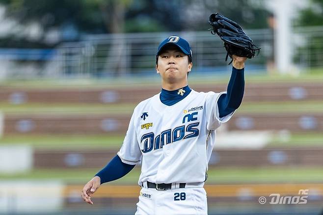 강속구 신인에게도 '1군 첫승' 벽은 높았다…NC 임상현 1.1이닝 3실점 조기 강판 [잠실에서mhn]