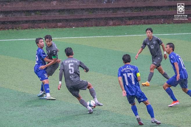 ‘디팬딩 챔피언 한남 구미 5 0 격파홍익·용인·전주기전도 첫 승 12학년 대학축구