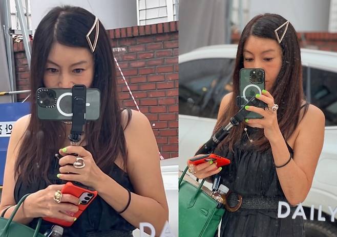 황신혜 힙하고 스타일리시한 Mz감성 트렌디한 빅사이즈 헤어핀 스타일링 뷰티는 내운명