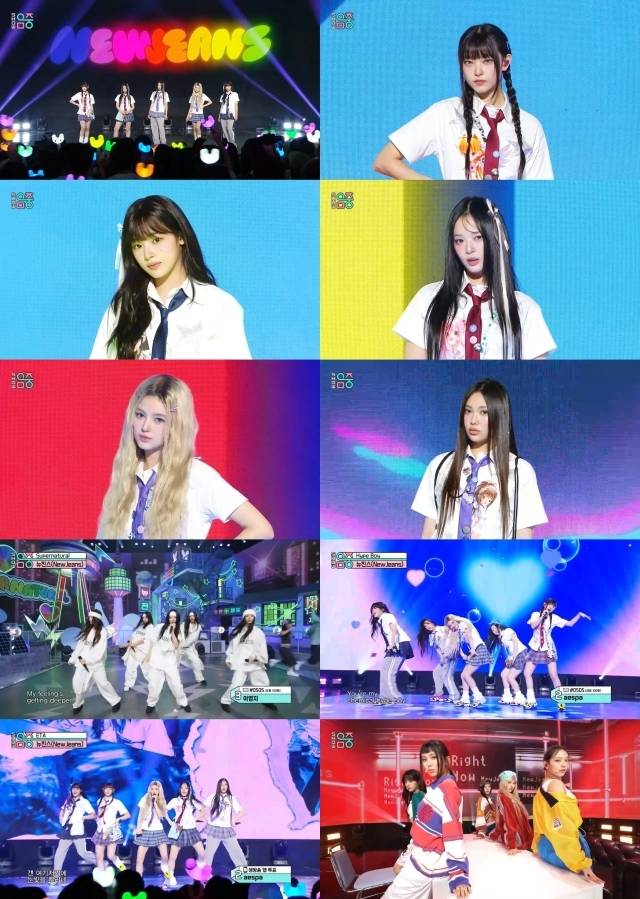 뉴진스, '음중' 첫 출연에 무대 5곡…하이브·MBC 화해 결실 [MD이슈]