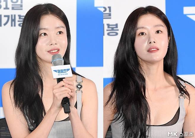 한선화 깊게 파인 넥 라인은 긴 머리로 커버 은근한 레이어드 웨이브 헤어스타일 뷰티는 내운명
