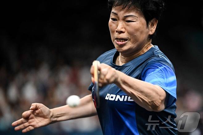 신유빈 상대했던 61세 탁구 할머니 세계 1위에 졌으나 싱글벙글 올림픽
